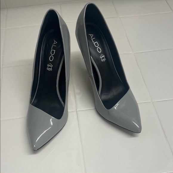 Aldo | Shoes | Aldo Womens Sleek Gray Heels | Poshmark
